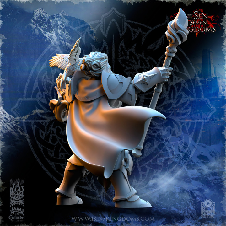 3D Printable Ihsahn, High Wizard by The Beholder Miniatures