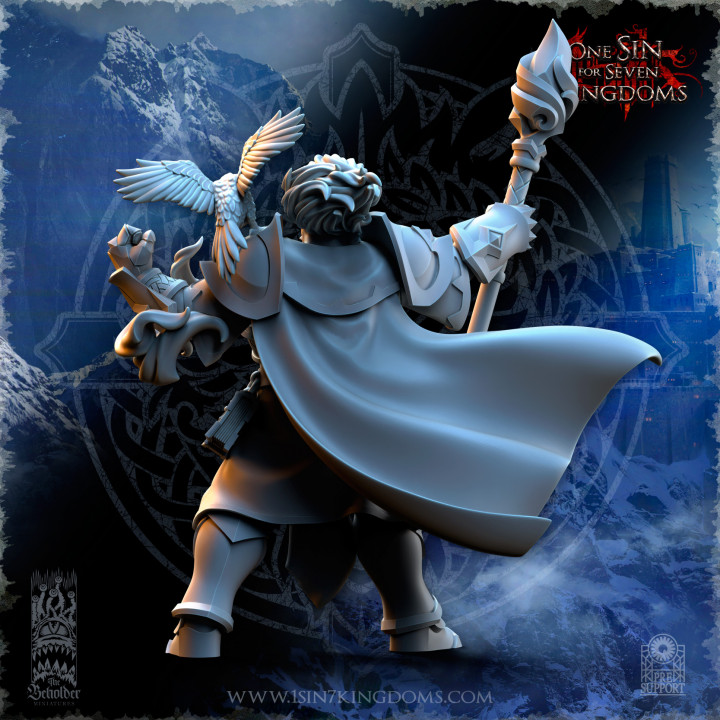 3D Printable Ihsahn, High Wizard by The Beholder Miniatures