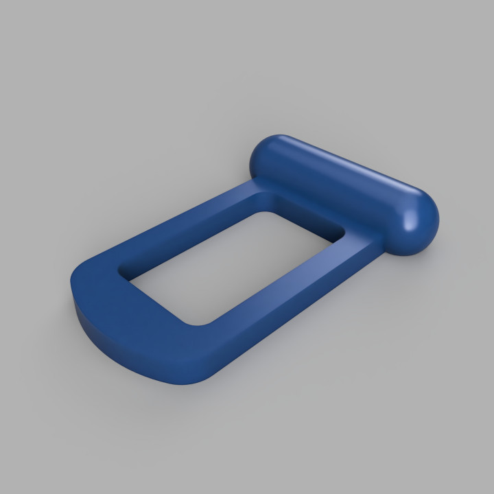 3D Printable Universal Car Seat Belt Alarm Stopper by Fabiano Penazzo