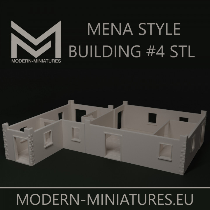 3D Printable 28mm MENA Building #4 by Modern-Miniatures.eu