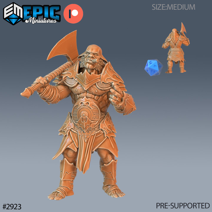 3D Printable Hob Goblins Set / Male Goblinoid / Evil Ogre / Cave Beast / Forest Guard / Siege ...