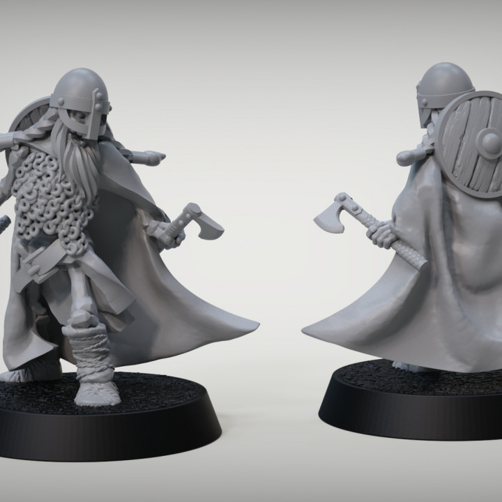 3D Printable Heroes of valhalla by HORDE miniatures