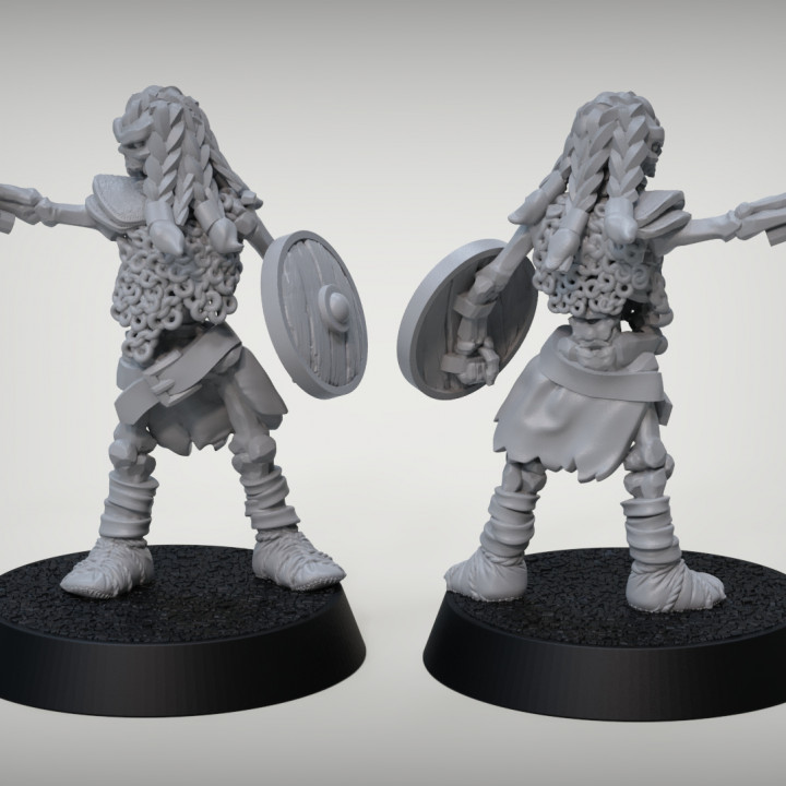 3D Printable Heroes of valhalla by HORDE miniatures