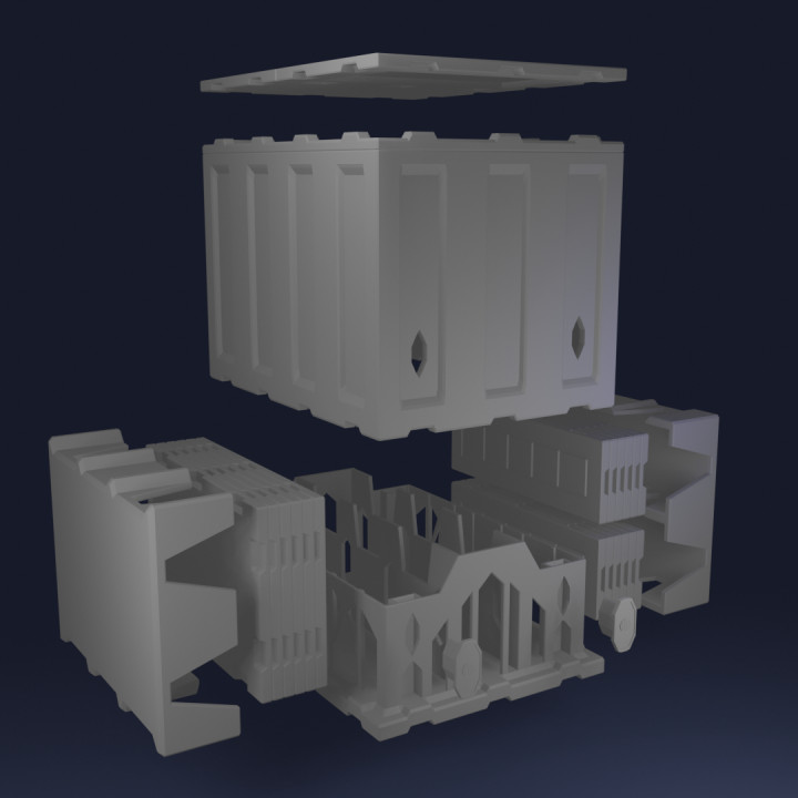 3D Printable Spire Block - Modular Terrain by Diluvian Chronicles
