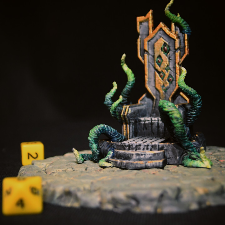 3D Printable Cursed Throne Of King Leifhart by AdamantForm