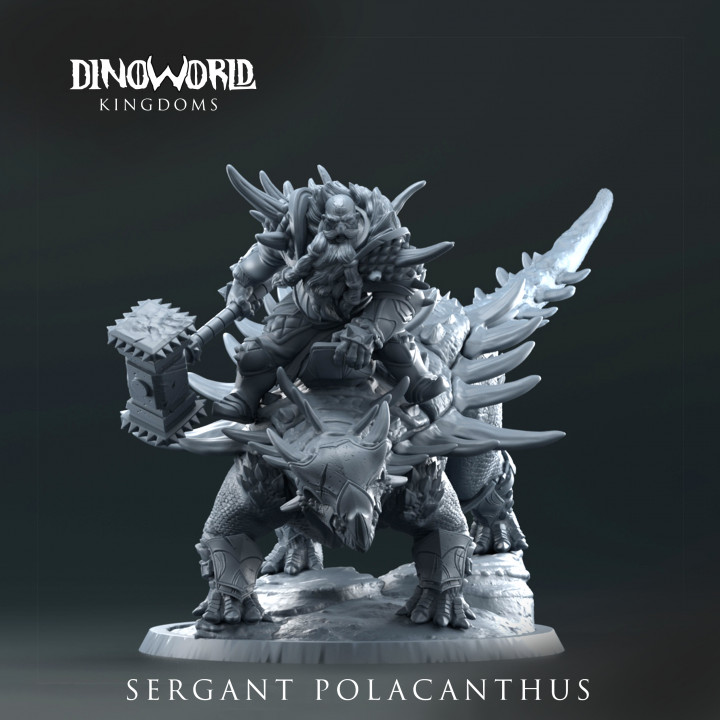 3D Printable Sergant polocanthus by Dinoworld