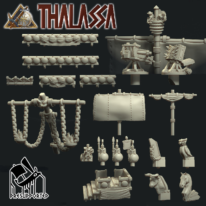 3D Printable Thalassa: Upgrade pack by Thalassa Game: Naval War on the ...