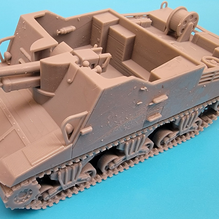 3D Print of M7 Sexton II self-propelled artillery tank (Canada, WW2, D ...