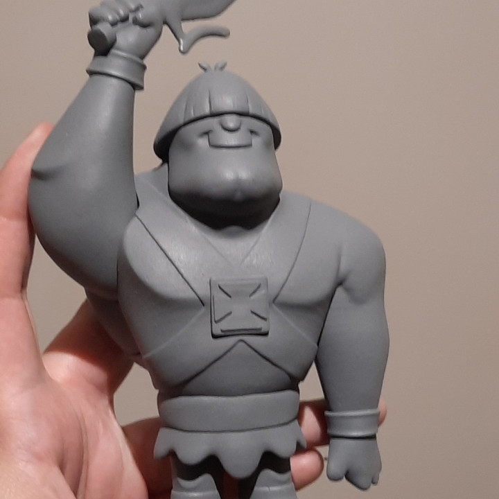 3D Printable he man stylized cartoon by Danno 3d sculpt