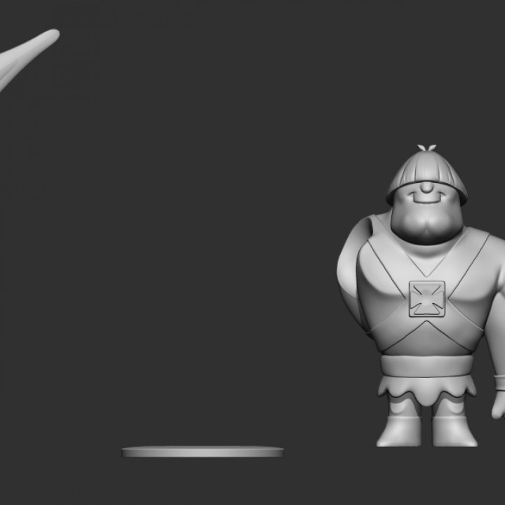3D Printable he man stylized cartoon by Danno 3d sculpt