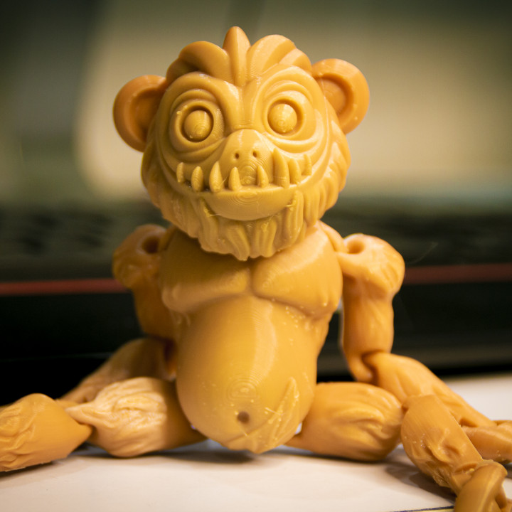 3D Printable Flexi Monkey by ArtFlex