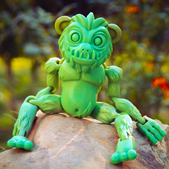 3D Printable Flexi Monkey by ArtFlex