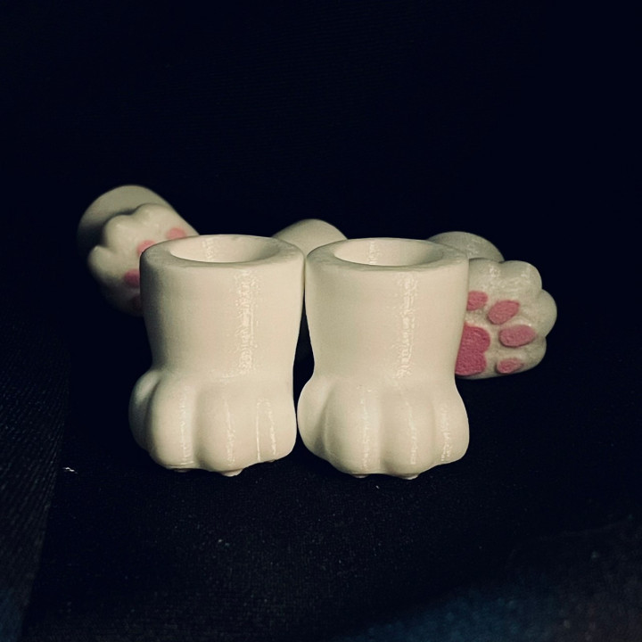 3D Printable Finger Cat Paw by Ning