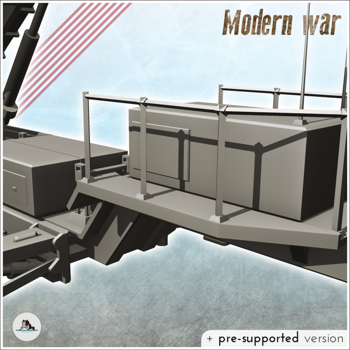 3D Printable US MIM-104 Patriot air defense battery system (3) - Cold ...