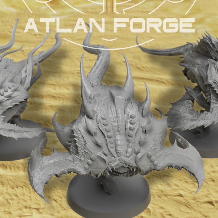 3D Printable Manta Demons by Atlan Forge