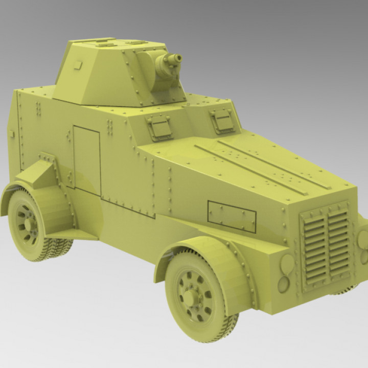 3D Printable Armored Car Camouflage Du Matériel (CDM) (France, WW2) by ...