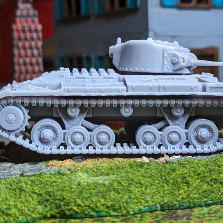 3D Printable Valentine Tank Mk-IV (UK, WW2) by Wargame3d