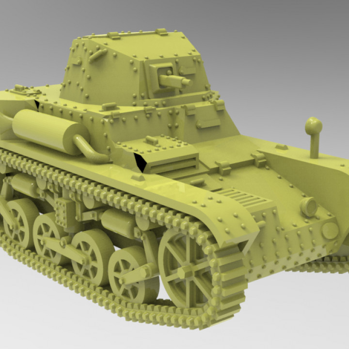 3D Printable Renault AMR-33 (Renault VM) (France, WW2) by Wargame3d