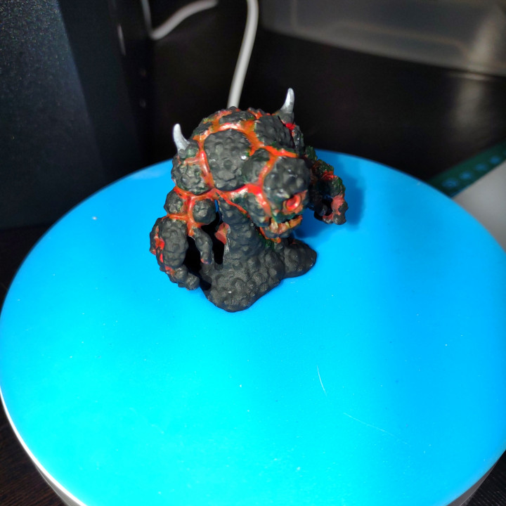 3D Printable Lava Giant by Eric Rubeck