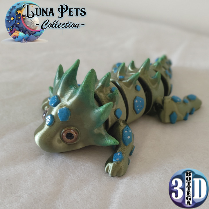 Download Luna Pets - DRALEN - Articulated Tiny dragon Da BOTTEGA 3D