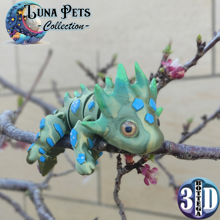 Download Luna Pets - DRALEN - Articulated Tiny dragon Da BOTTEGA 3D