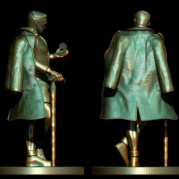 3D Printable Dapper Man by Marzbar-the-Creator