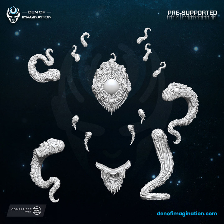 3D Printable Demons - Void Watcher by WildMesh