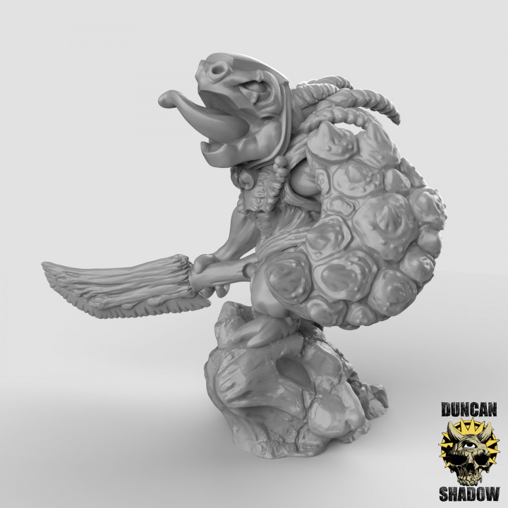 3D Printable Kobold Leader (Pre Supported) by Duncan Shadow