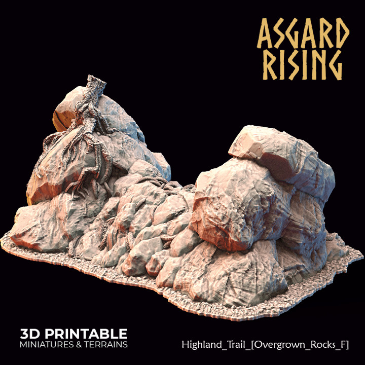 3D Printable Highland Trail /Terrain/ /Pre-supported/ by Asgard Rising ...