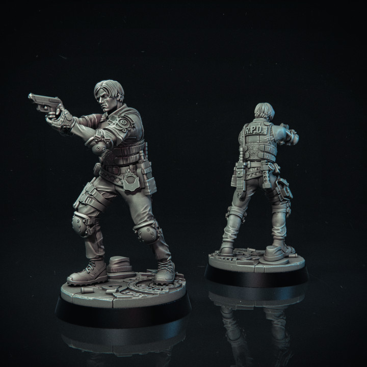 3D Printable Resident Evil Fan Collectible - Leon S Kennedy RE2 by ...