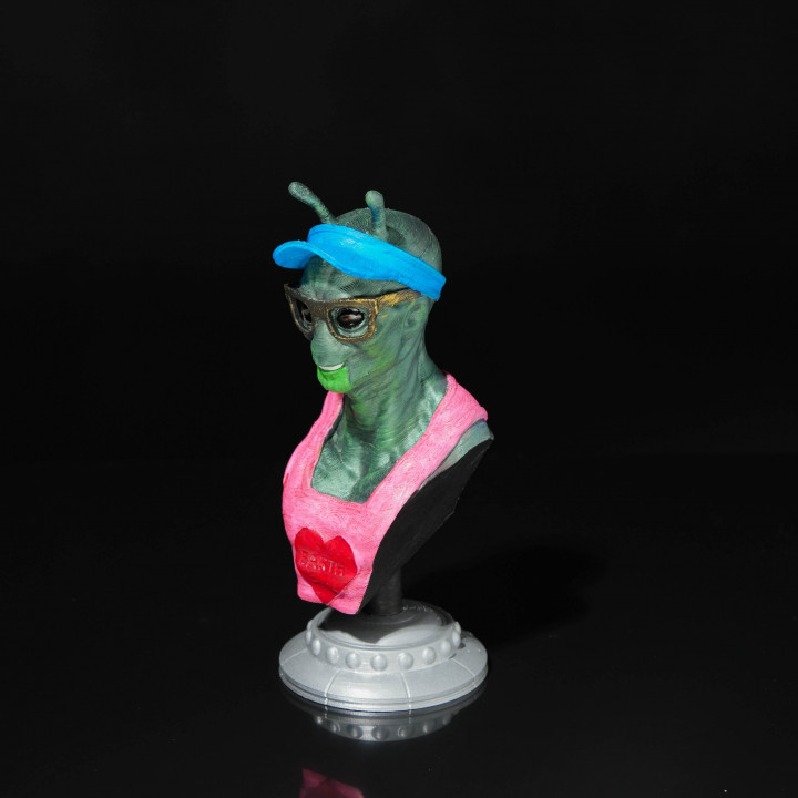 3D Printable Alien Tourist Bust #1 - Steve by Stlflix