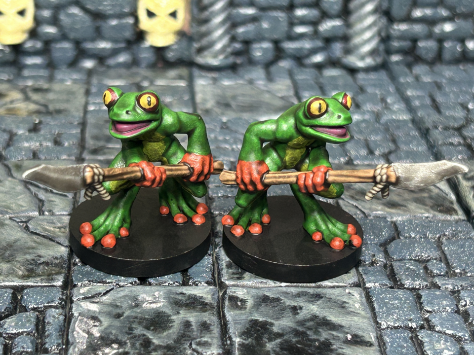 3D Printable Frogfolk Sample Set (no clothes)(pre-supported) by Printed ...