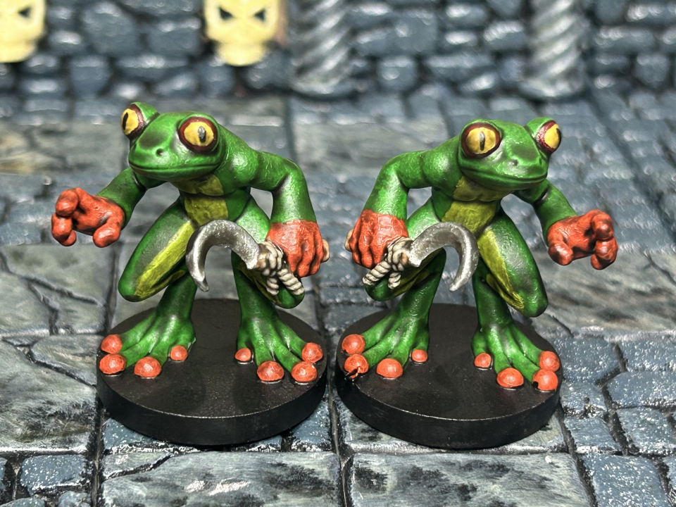3D Printable Frogfolk Sample Set (no clothes)(pre-supported) by Printed ...