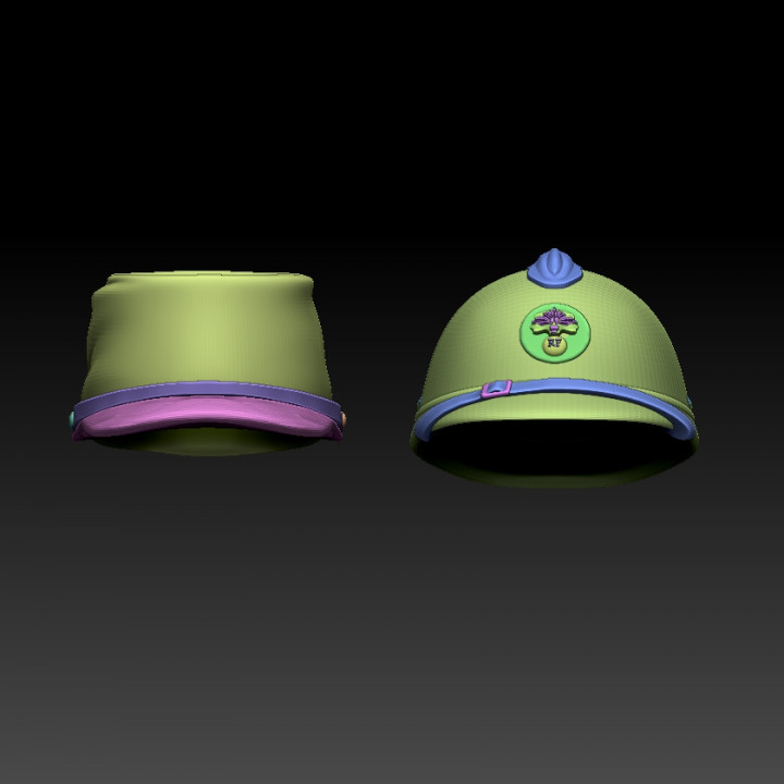 3D Printable french helmet cap by Dmitrii Tishchenkov