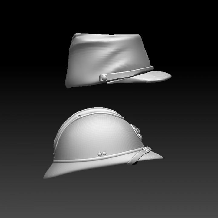 3D Printable french helmet cap by Dmitrii Tishchenkov