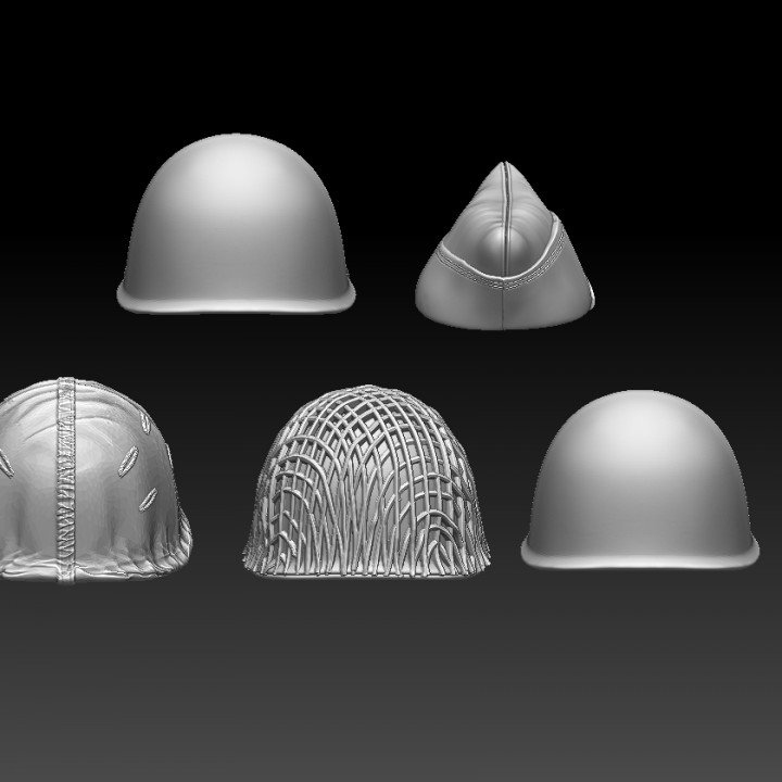 3D Printable usa helmet cap by Dmitry Tishchenkov