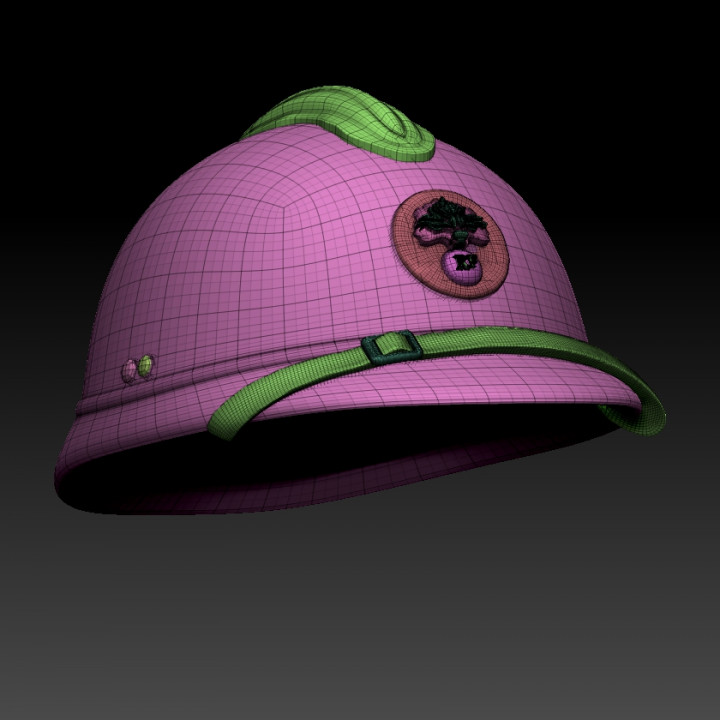3D Printable french helmet by Dmitry Tishchenkov