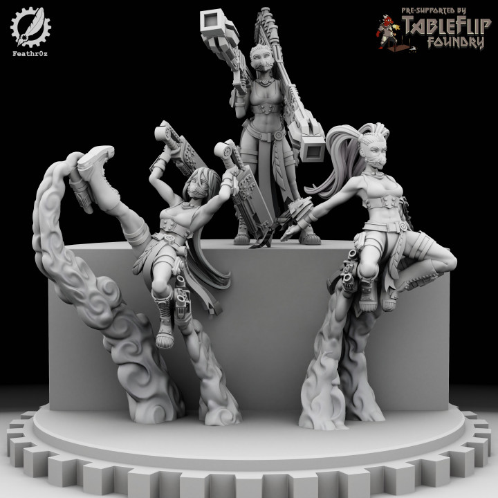 3D Printable Pack - Aurora Vanguard - Sergeant_P03 by feathr0z