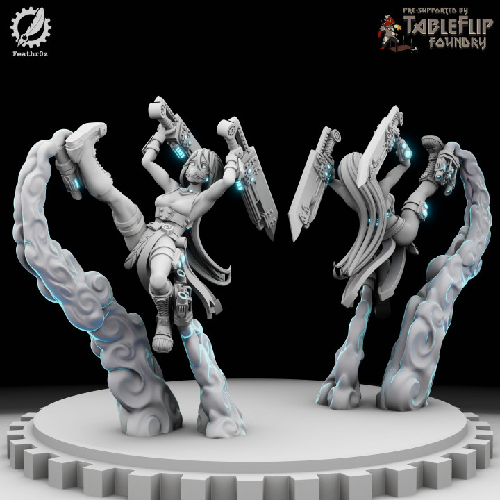 3D Printable Pack - Aurora Vanguard - Sergeant_P03 by feathr0z
