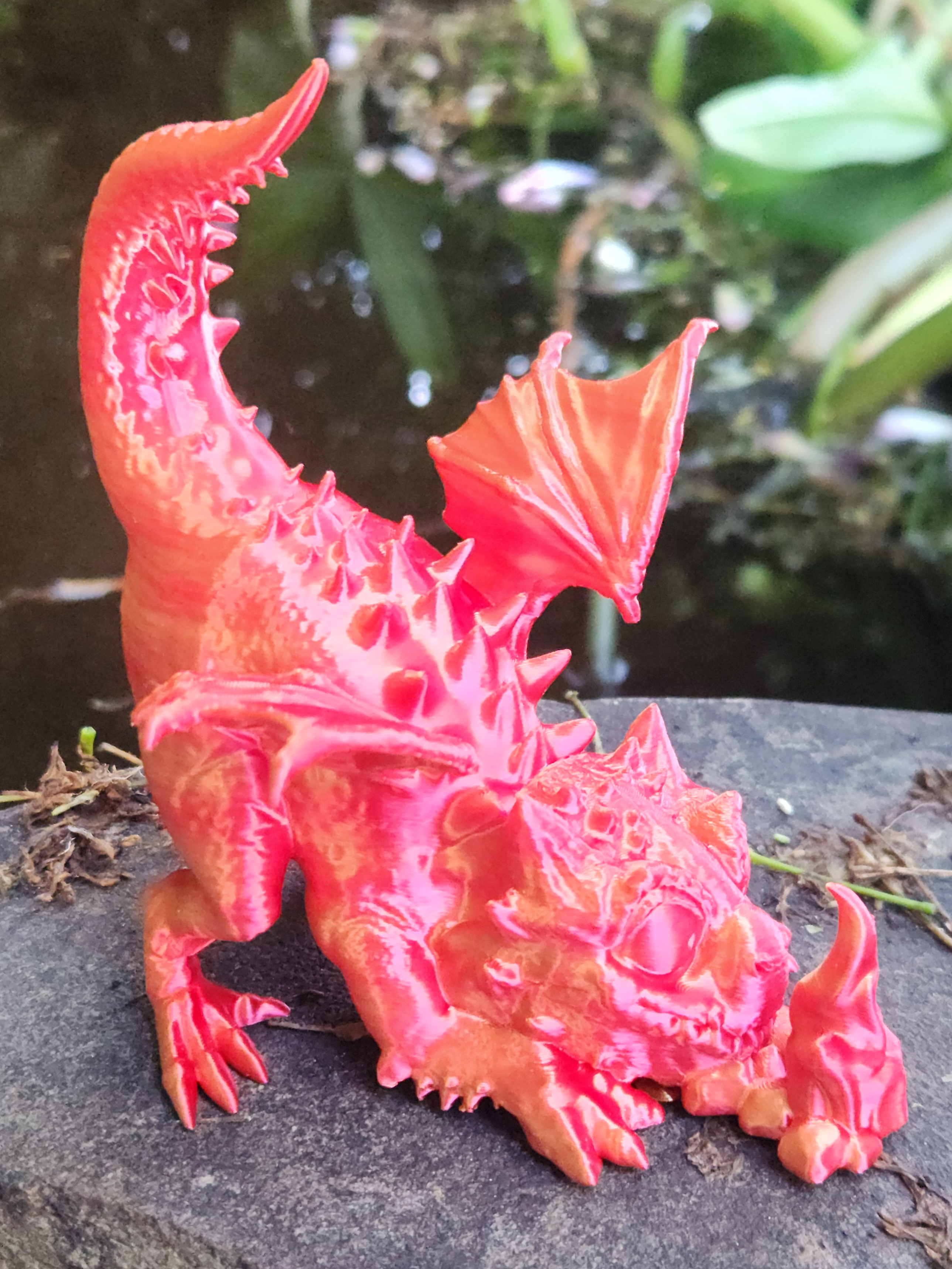 3D Printable Baby Dragon Exploration / Legendary Mini Dragon / Winged ...