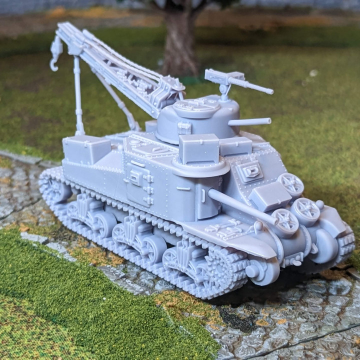 3D Printable M31 Armored recovery Vehicle (ARV) (USA, WW2) by Wargame3d
