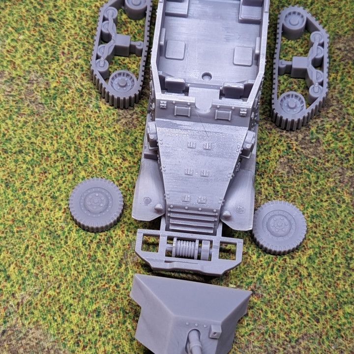 3D Printable T48 Gun Motor Carriage (Su-57) (USA, WW2, Lend-Lease) by Wargame3d