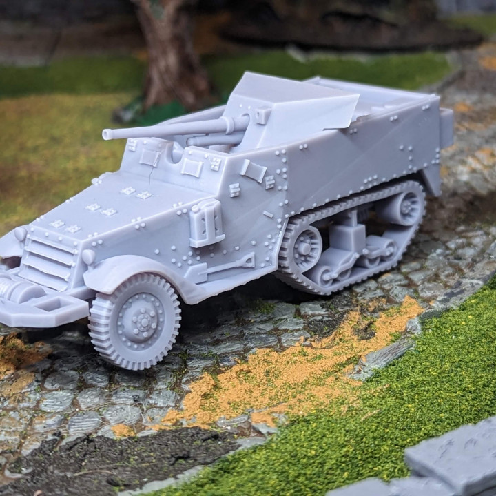 3D Printable T48 Gun Motor Carriage (Su-57) (USA, WW2, Lend-Lease) by Wargame3d