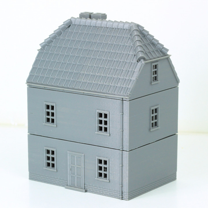3D Printable German House DST2 by Patrick Miniatures