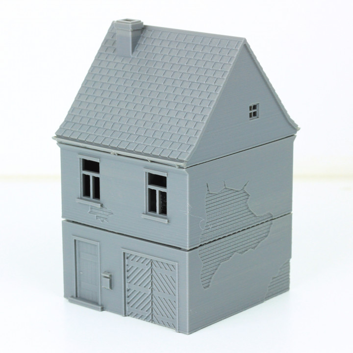 3D Printable German House DST3 by Patrick Miniatures