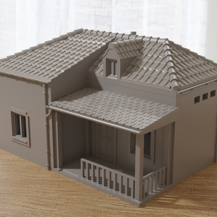 3D Printable Italian House SS T1 by Patrick Miniatures