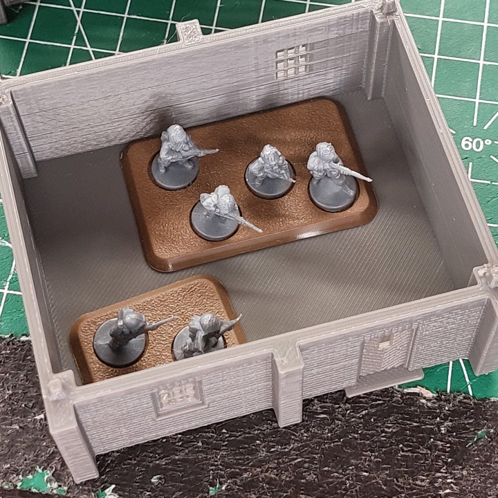 3D Printable Modular Factory by Patrick Miniatures