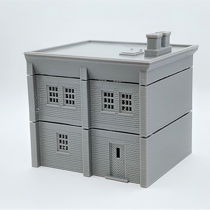 3D Printable Modular Factory by Patrick Miniatures