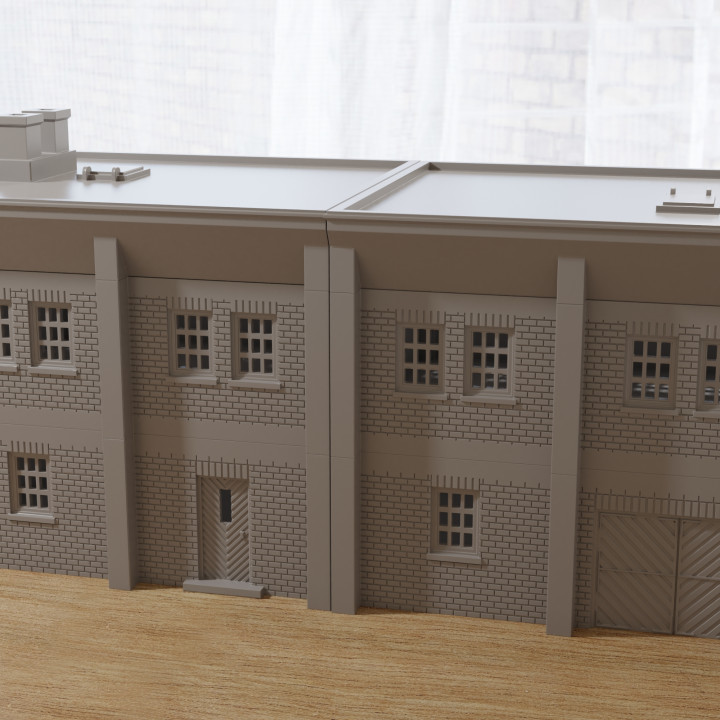 3D Printable Modular Factory by Patrick Miniatures