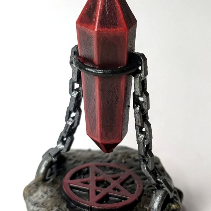 3D Print of Floating Magic Crystal Objective Marker Set by SimonSchwarzwald